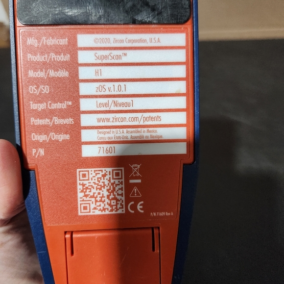 zircon | Other | Zircon Superscan H Advanced Stud Finder Wall Scanner ...